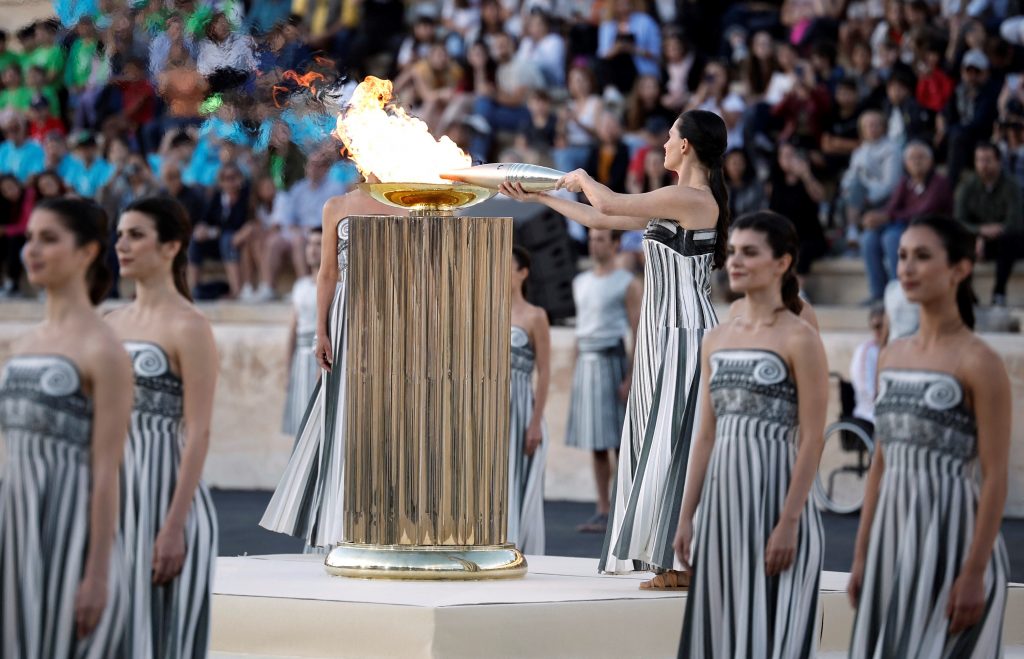 Olympic Flame Begins Journey to Paris for 2024 Games - tovima.com