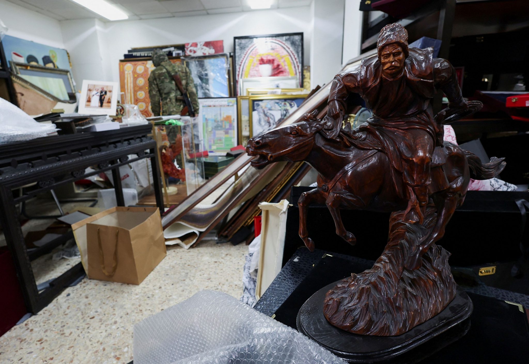 Inside Assad’s Ransacked Palace: Anxiety Pills, Graffiti and Shredded ...