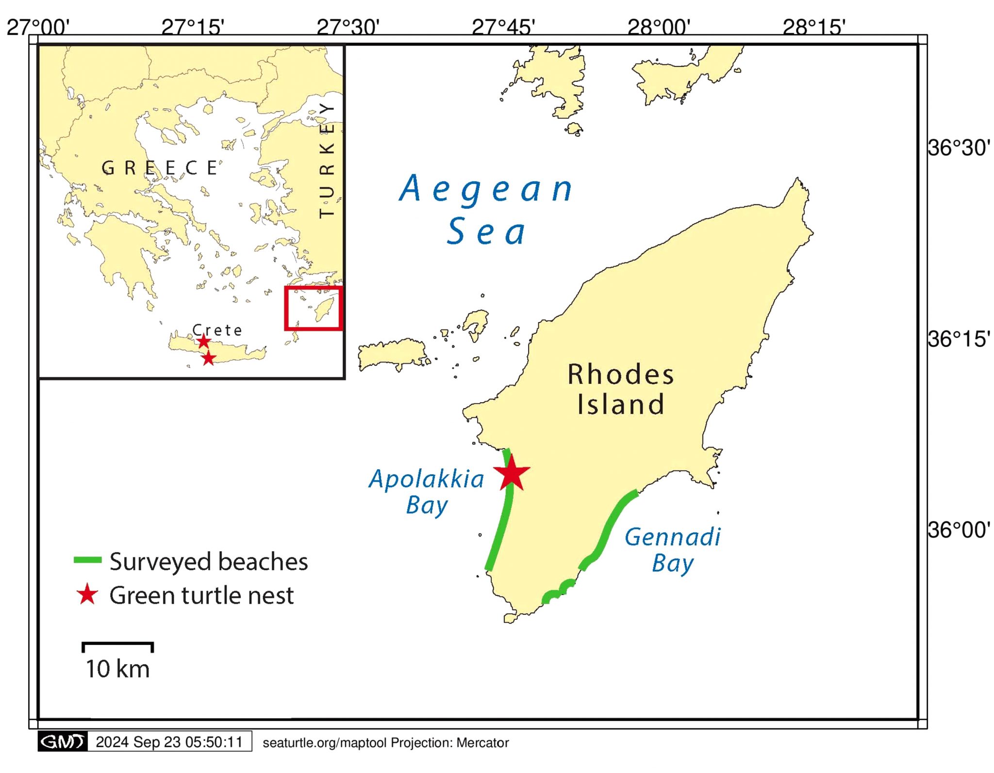 First-Ever Green Turtle Nest Documented on Rhodes - tovima.com