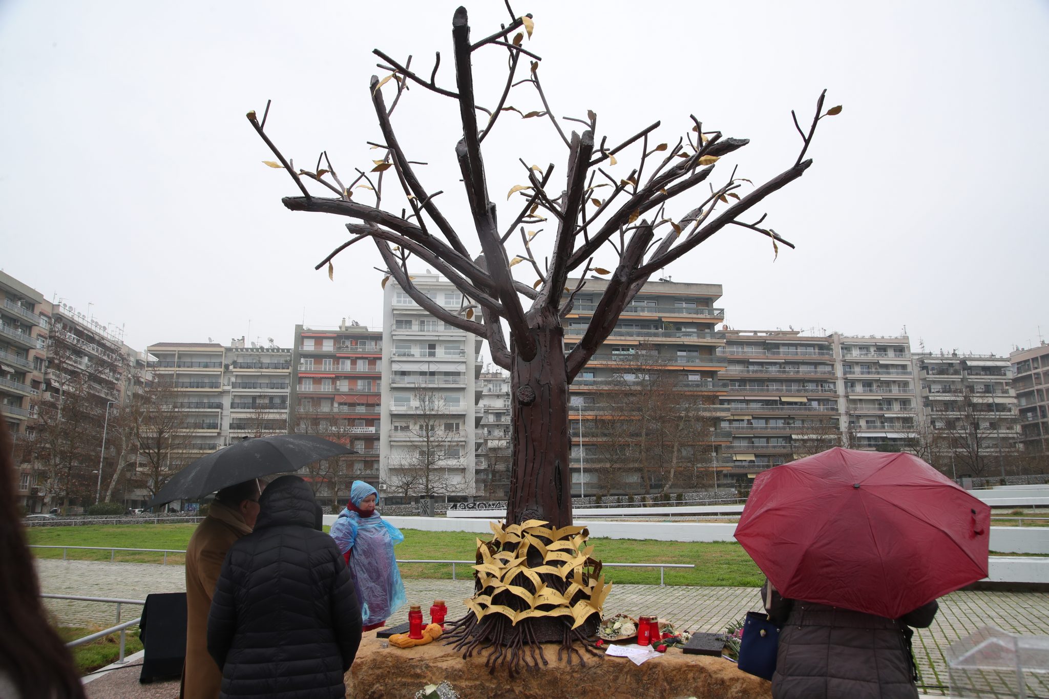 "Tree of Souls" Unveiled in Athens, Thessaloniki to Honor Tempi Victims
